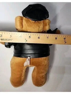 Dan Dee | Toys | Vtg Dan Dee Biker Bulldog Wblack Leather Jacket Hat ...